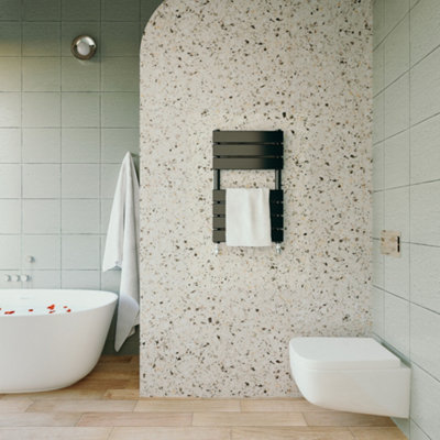 Sky Bathroom Radiator Towel Rail Heater 650x400mm Heating Ladder Warmer ...