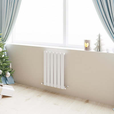 Sky Bathroom White Radiator Central Heating Rads Single 600x408mm Flat ...