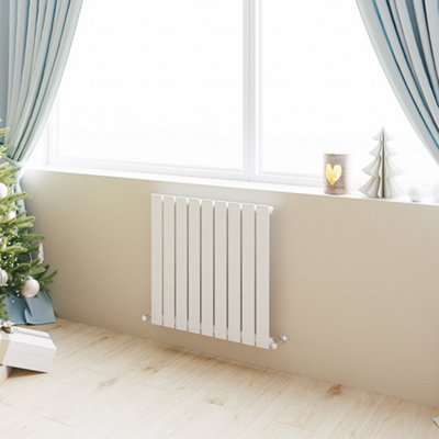 Sky Bathroom White Radiator Central Heating Rads Single 600x612mm Flat ...