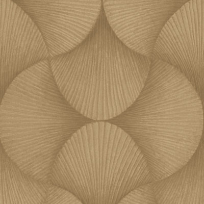 Sky Lounge Gold Geometric Wallpaper 608243 | DIY at B&Q