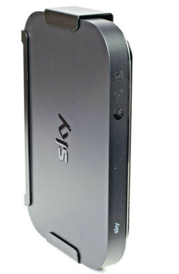 Sky Q Mini Box Wall Mount Multi Direction Bracket Easy Screwless Quick Install Bracket Mount Sky Box Behind TV Black Steel