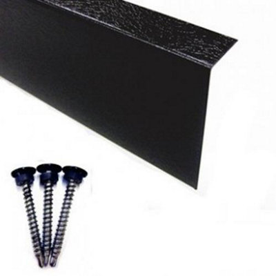 Skyguard Metal Edge Trim for Sheds 25mm x 50mm X 2 metres EPDM Rubber ...