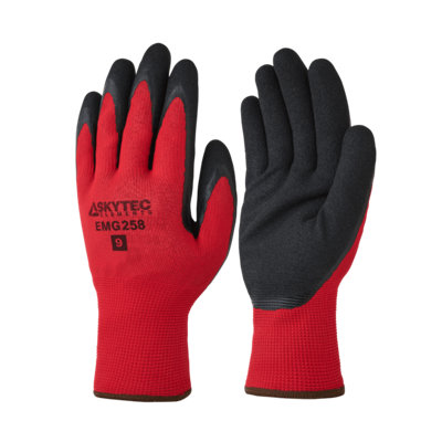 SKYTEC ELEMENTS EMG258 Multi Purpose Sandy Nitrile Coated Palm Safety ...