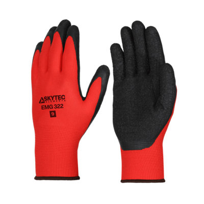 SKYTEC ELEMENTS EMG322 Tricolore Lightweight Safety Grip Work Gloves ...