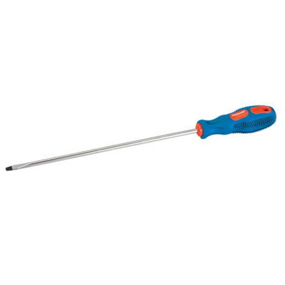 SL9.5 x 250mm Slotted Screwdriver Soft Grip Handle & Hard Flared Flat ...