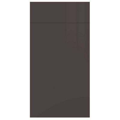 Slab Supergloss Kitchen Door - 715mm x 596mm - Undrilled MDF with ...