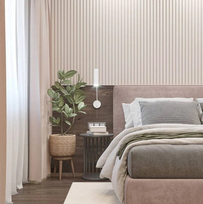 Slat Wall Panel - Paintable & Moisture Resistant - Panels by Sofia ...