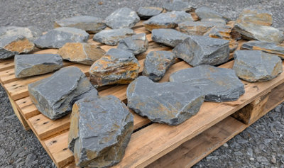 SLATE MINI ROCKERY & POND STONES