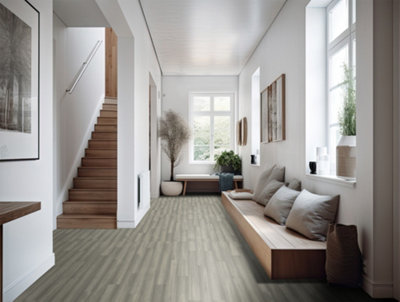 Slate Oak Effect Vinyl (2m x 3m)