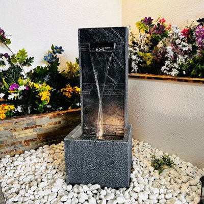 Slate Oasis Wall Mains Power Water Feature
