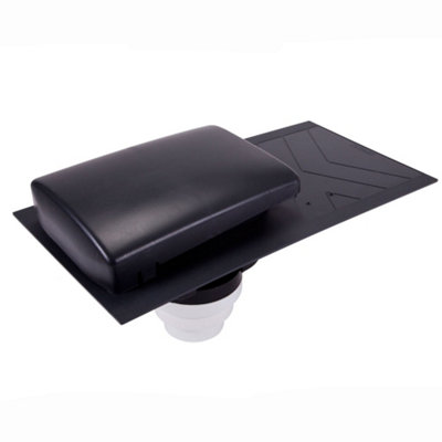 Slate Vent Pitched Roof Ventilator Grey Multi Spigot Connection 100-125 ...