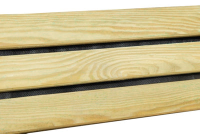 SLATTED WOODEN GARDEN EDGING 120CM - PACK OF 5