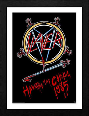 Slayer Haunting the Chapel 30 x 40cm Framed Collector Print | DIY at B&Q