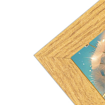 Sleek 20x20" Oak Thin Modern Picture Frame - Slim and Design for ...