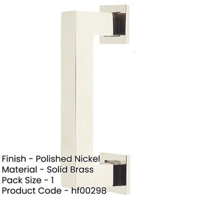 Sleek 96mm Polished Nickel Cabinet Handle for Modern Interiors ...