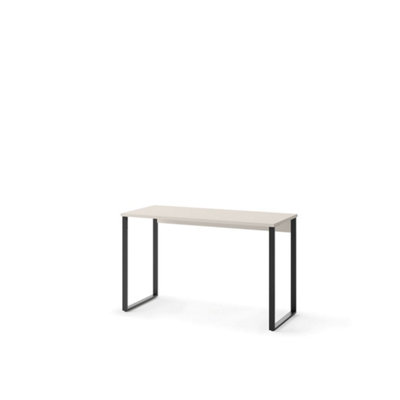Sleek Cashmere & Truffle Desk H770mm W1250mm D550mm - Modern Design for ...
