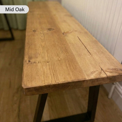 Sleek & Slender Bench - Mid Oak