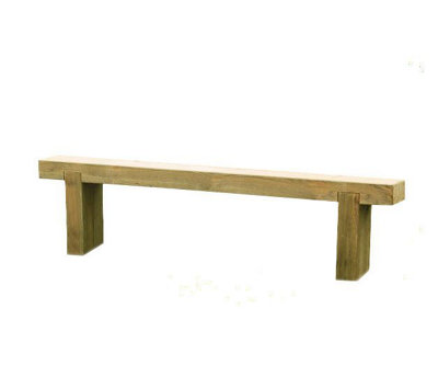 Sleeper Bench Wooden Garden - 1.8m