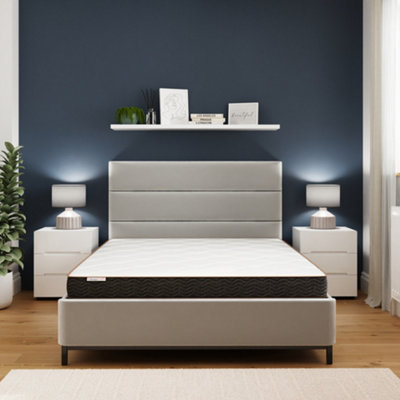 Sleepy Castle Bonnell Spring High Quality Durable Mattress 150cm King White