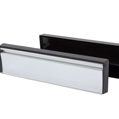 Sleeved LetterBox Internal & External White Plate Cover Set PVC or ...