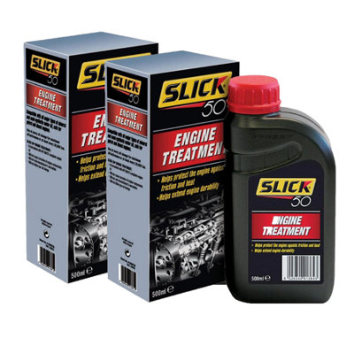 Slick 50 Engine Treatment Oil Additive Petrol Diesel 2x500ml