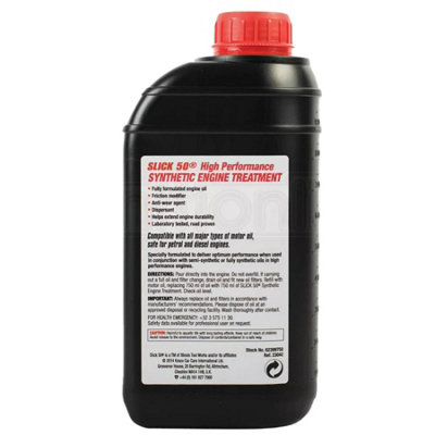 Slick 50 Synthetic Engine Treatment Oil Additive Friction Modifier 750ml