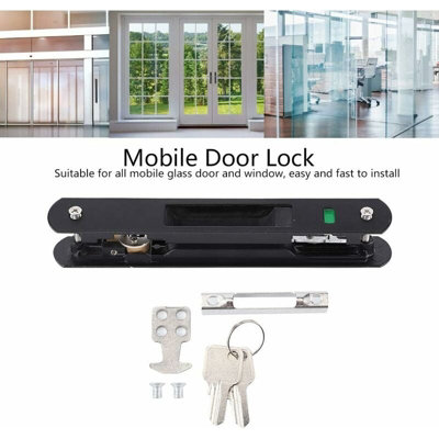 Sliding Door Lock - Modern Single Sided Hook Lock for Sliding Glass ...