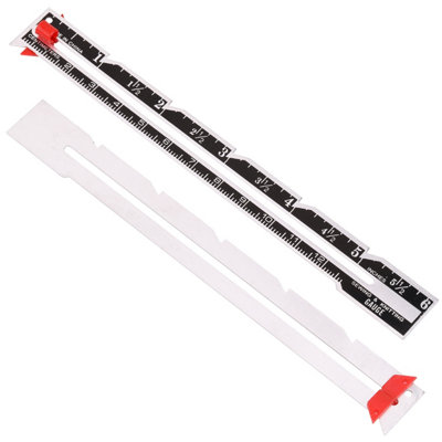 Sliding Gauge Ruler & Metal Fabric Quilting Ruler, Sewing Gauge ...