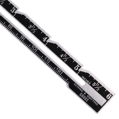 Sliding Gauge Ruler & Metal Fabric Quilting Ruler, Sewing Gauge ...