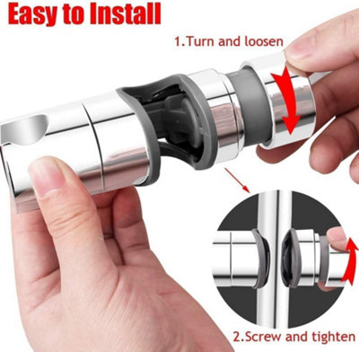 Sliding rod adjustable shower head bracket, universal outer diameter 18 ...