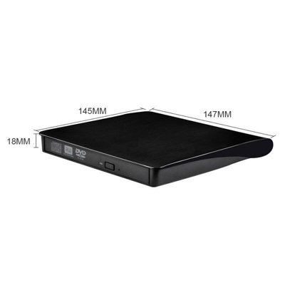 Slim External CD/DVD Drive USB 3.0 Player Burner Reader Writer for ...