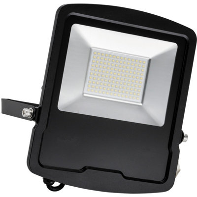 Slim Outdoor IP65 Floodlight - 100W Daylight White LED - 8000 Lumens ...
