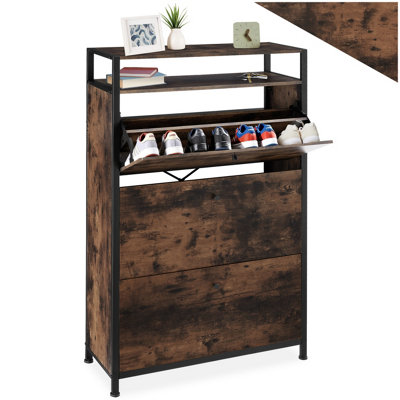 Slim Rack - 2 storage shelves, 3 tilt drawers with 2 racks per ...