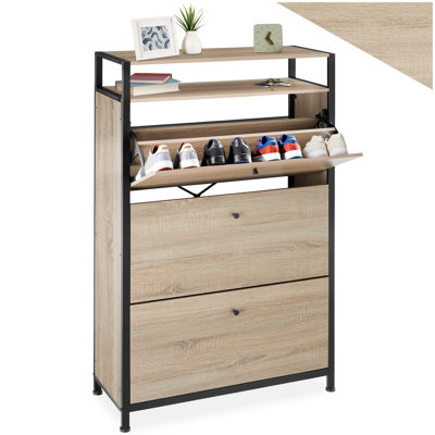 Slim Rack - 2 storage shelves, 3 tilt drawers with 2 racks per ...