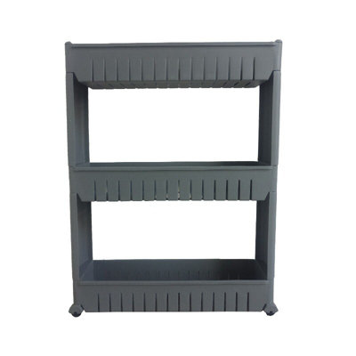 Slim Slide Out Kitchen Trolley Rack Holder Storage Shelf Organiser ...