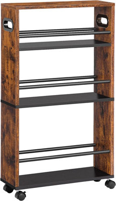 Slim Storage Trolley, Narrow Kitchen Cart, Slide Out Kitchen Trolley on ...