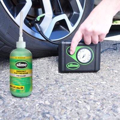 Slime Smart Repair Emergency Flat Tyre Repair Sealant Puncture Air ...