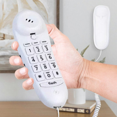 Shop Slimline Telephone Phone Landline Home Memory Led Call Indicator ...