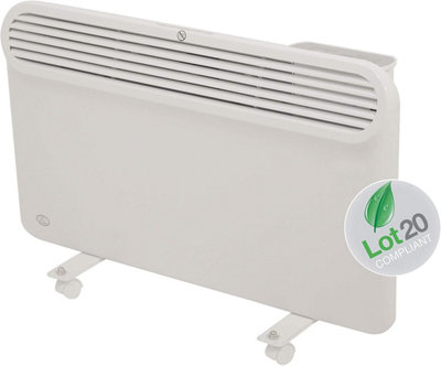 Slimline, Wall and Floor Mounting Programmable Panel Heater With Silent ...