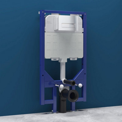 SLINE Bathroom Rimless Wall Hung Toilet UF Soft Close Seat Modern Round ...