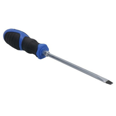 Slotted Flat Headed Screwdriver SL5.5 5.5mm x 125mm Magnetic Tip Rubber ...