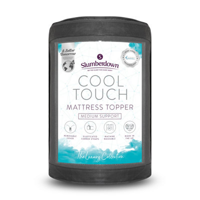 Slumberdown Airstream Cool Mattress Topper King 4cm Thick Soft Quilted ...