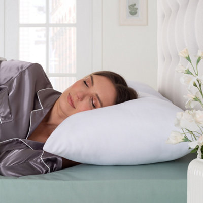 Slumberdown Anti Allergy Super Support Pillows 4 Pack Firm Support Side ...