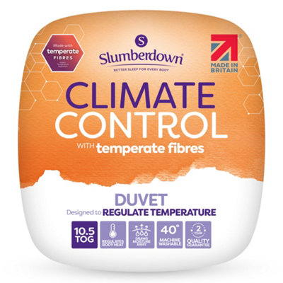 Slumberdown Climate Control Single Duvet 10.5 Tog All Year Round ...