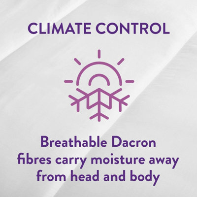 Slumberdown Climate Control Super King Duvet 4.5 Tog Temperature ...