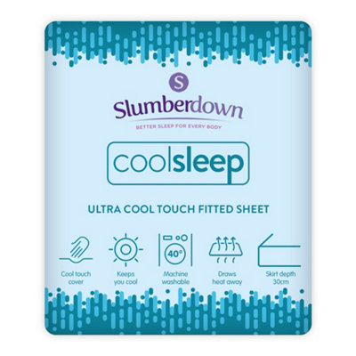 Slumberdown Cool Sleep Ultracool Nylon Fitted Sheet | DIY at B&Q
