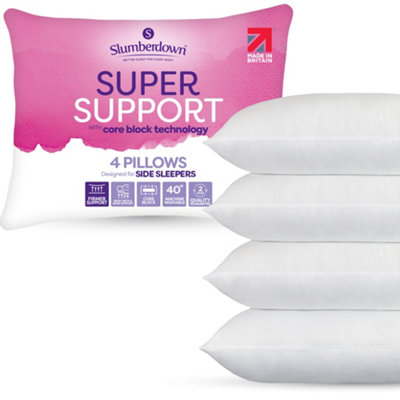 Slumberdown Cosy Nights Super Support 4 Pack Pillows