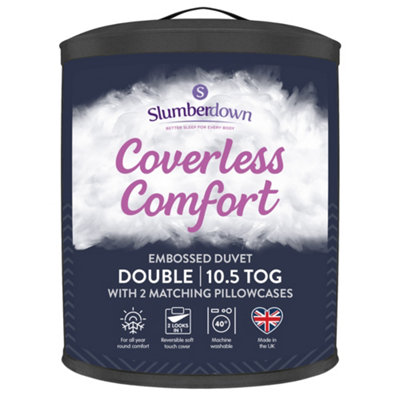 Slumberdown Coverless Comfort Duvet Double 10.5 Tog 2n1 Design Matching ...