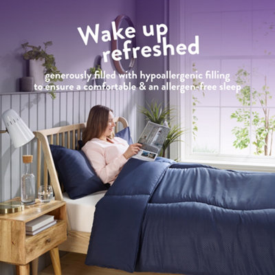 Slumberdown Coverless Comfort Duvet Double 10.5 Tog 2n1 Design Matching ...