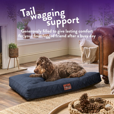 Slumberdown Dog Bed Large Washable Raised Anti Anxiety Cat Dog Bed Orthopaedic Dog Crate Mattress Anti